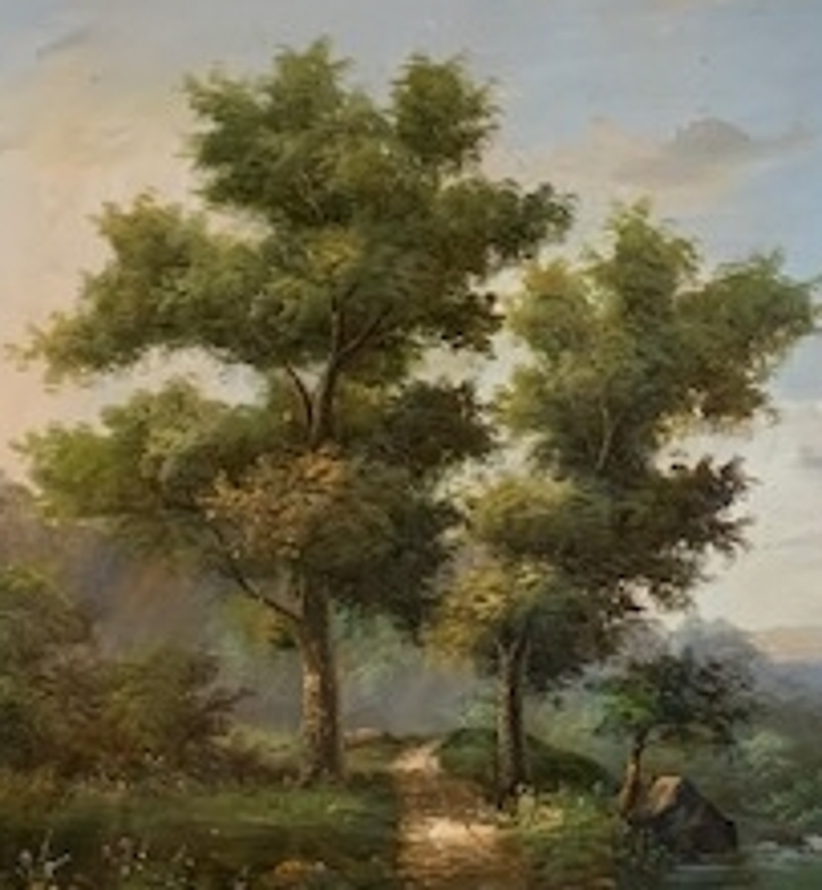 Quadro Sentiero nel bosco di Autore Sconosciuto - Paesaggi Antichi ...