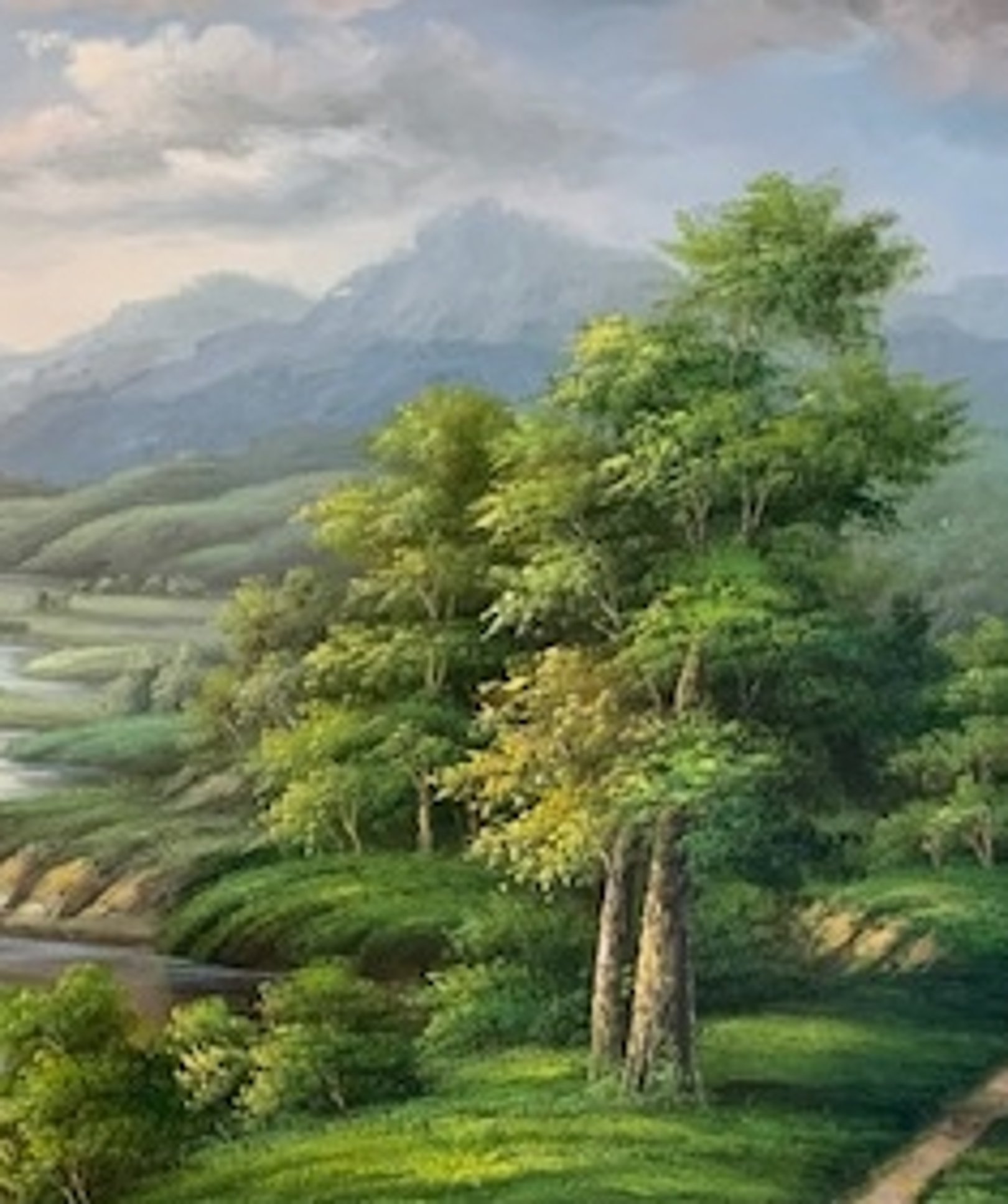 Quadro Sentiero nel bosco di Autore Sconosciuto - Paesaggi Antichi ...